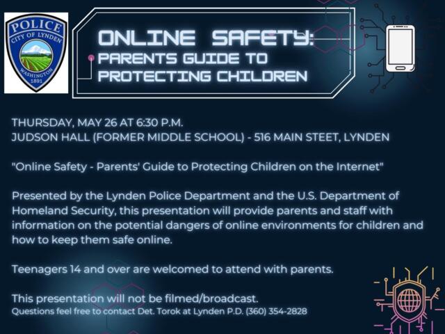 Lynden Police, Homeland Security hosting presentation on keeping kids ...