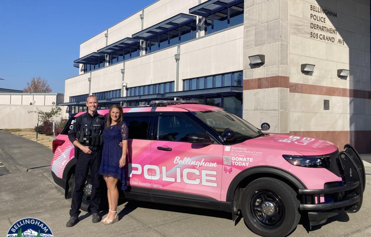 Pink police cruiser highlights Breast Cancer Awareness Month | 790 KGMI
