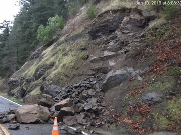 Chuckanut Drive reopens after third rockslide since September | Classic ...