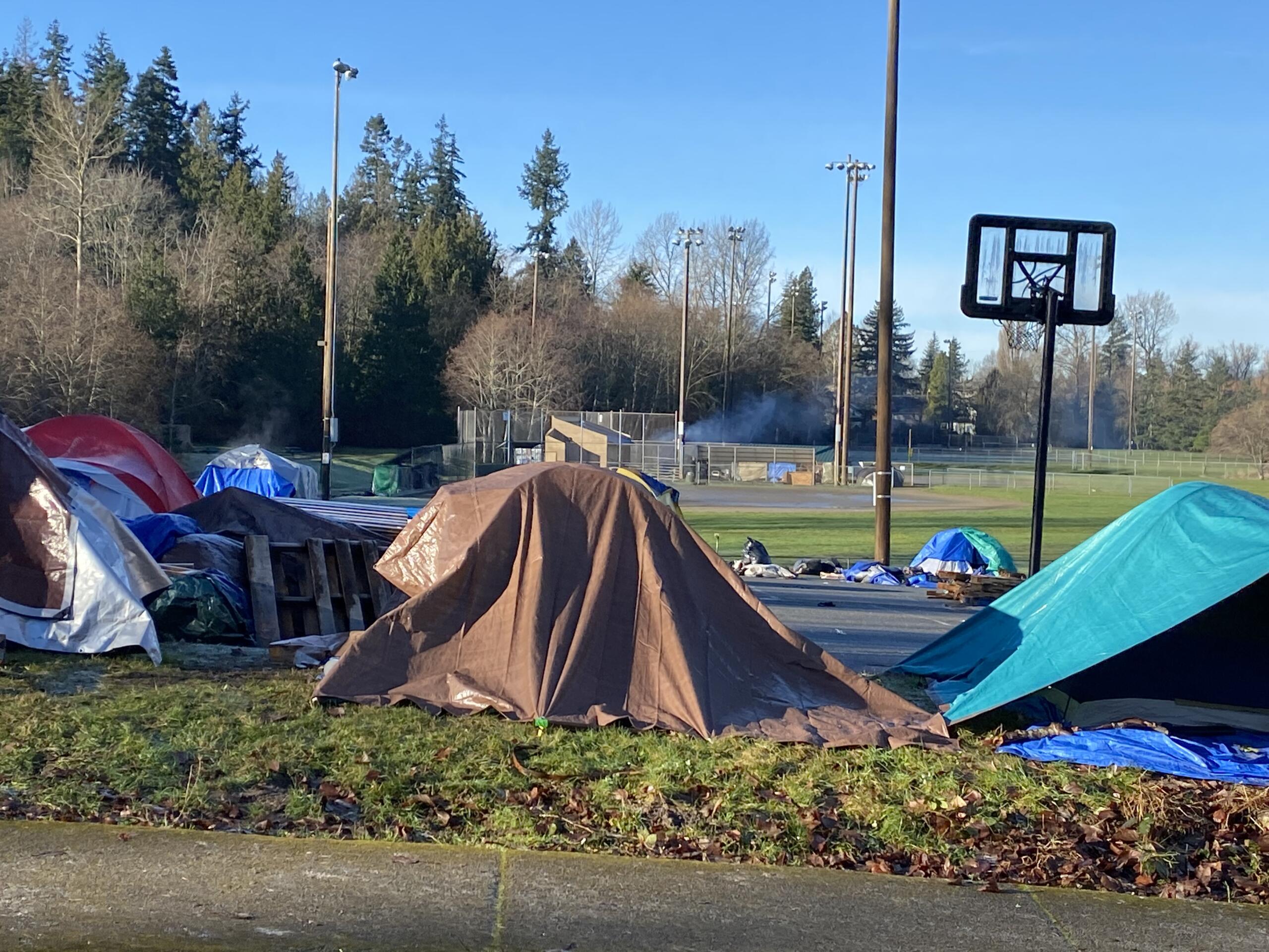 Geri Fields encampment remains despite Friday’s order to vacate ...