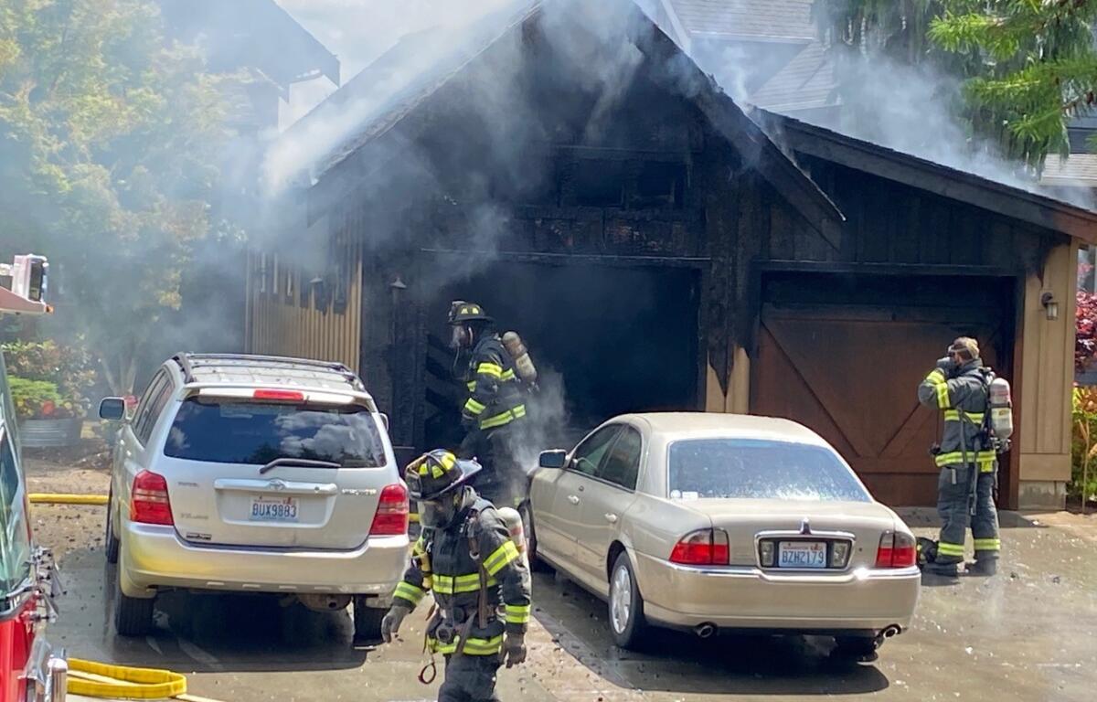 Fire destroys garage and rare car in Lynden | 1170 KPUG-AM
