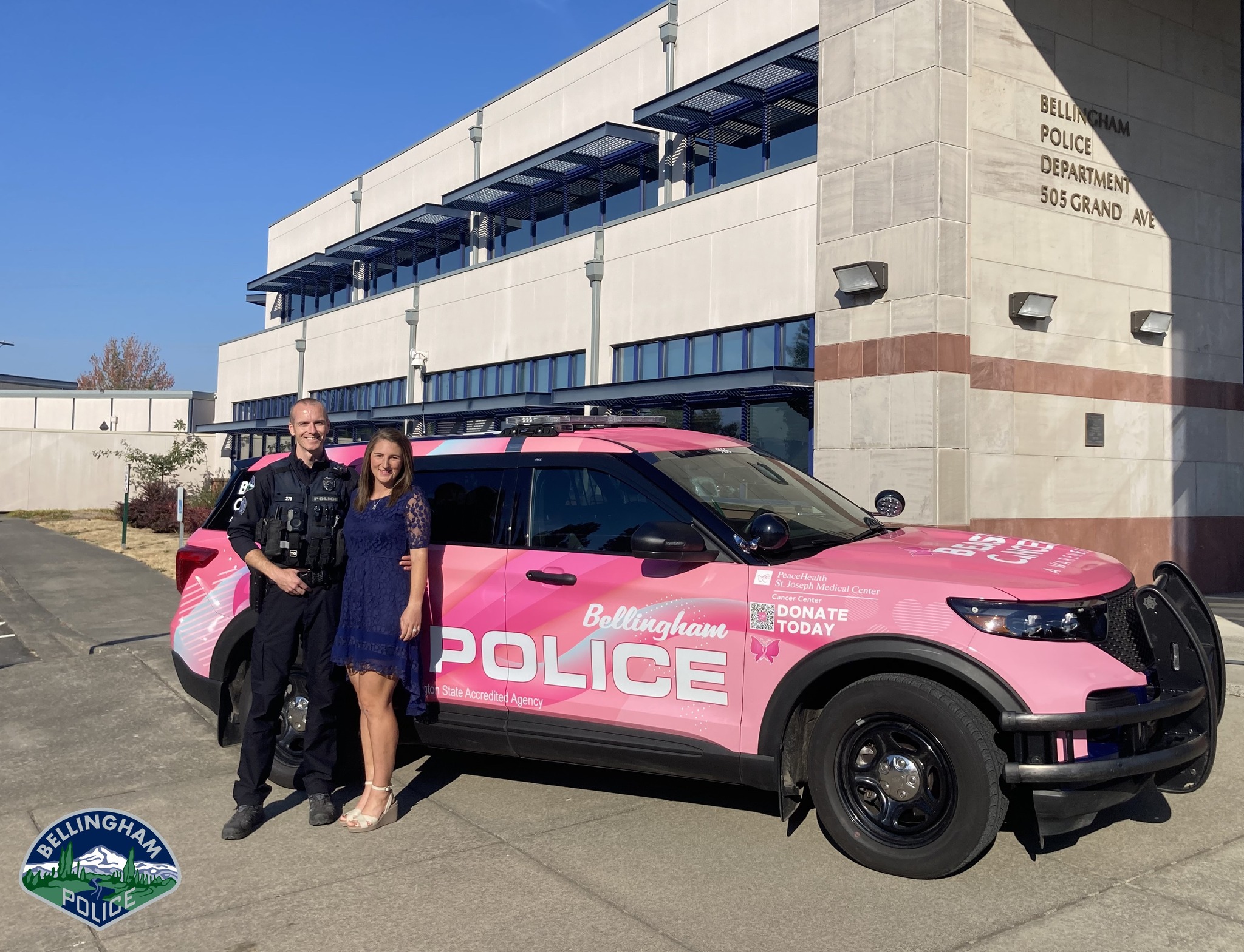 Pink police cruiser highlights Breast Cancer Awareness Month | 1170 KPUG-AM