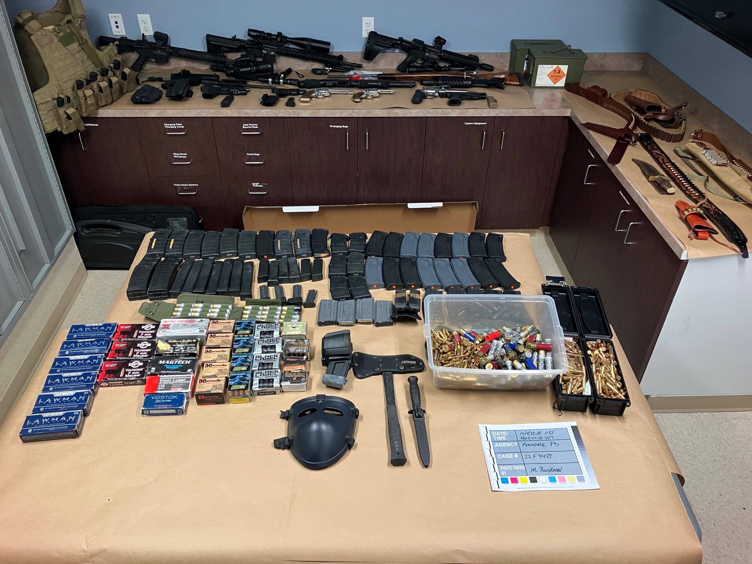 Police seize arsenal from Texas man barricaded in Ferndale motel ...